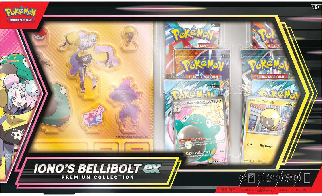 Pokémon TCG: Iono’s Bellibolt ex Premium Collection – Wight Cards